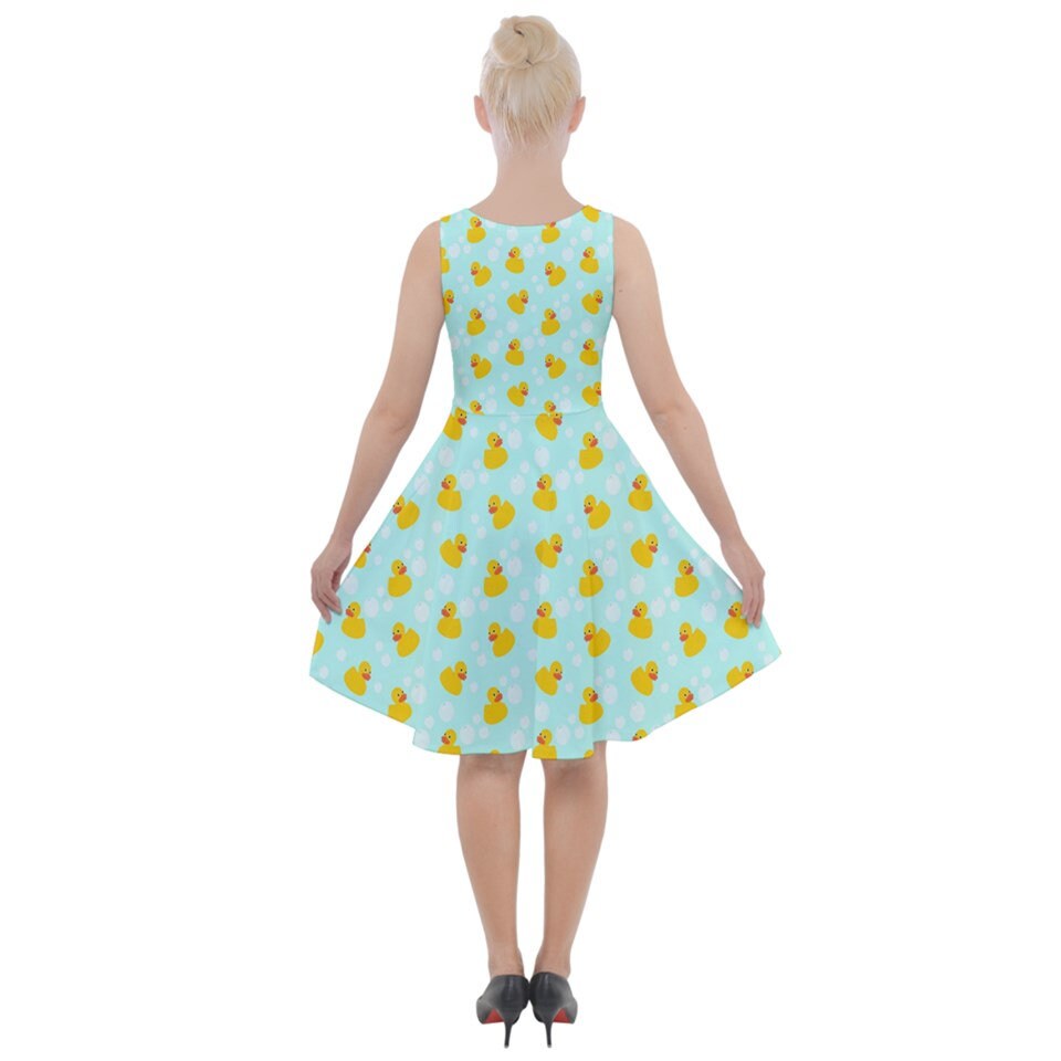 Rubber Duck Cute Print Skater Dress Sizes S 5XL Plus Size | Etsy