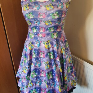 Furby Retro Toys Print Skater Dress- Sizes S- 5XL Plus Size Dress - Etsy