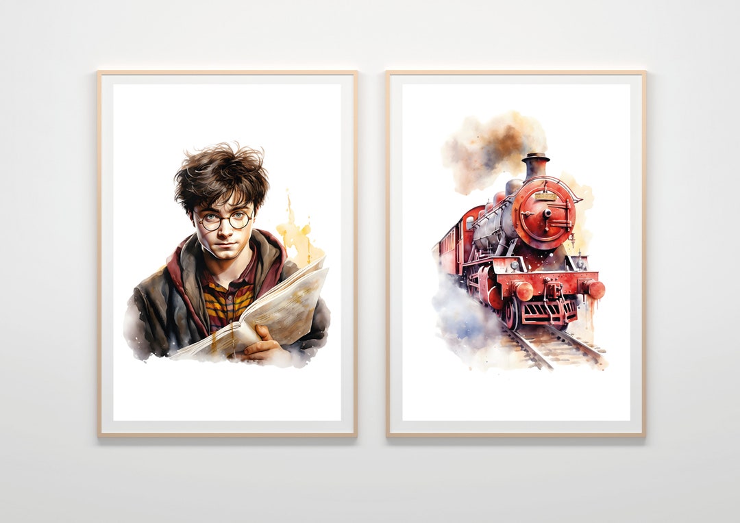 Harry Potter, Potter Prints, Harry Potter Wall Art, Hermione Granger ...