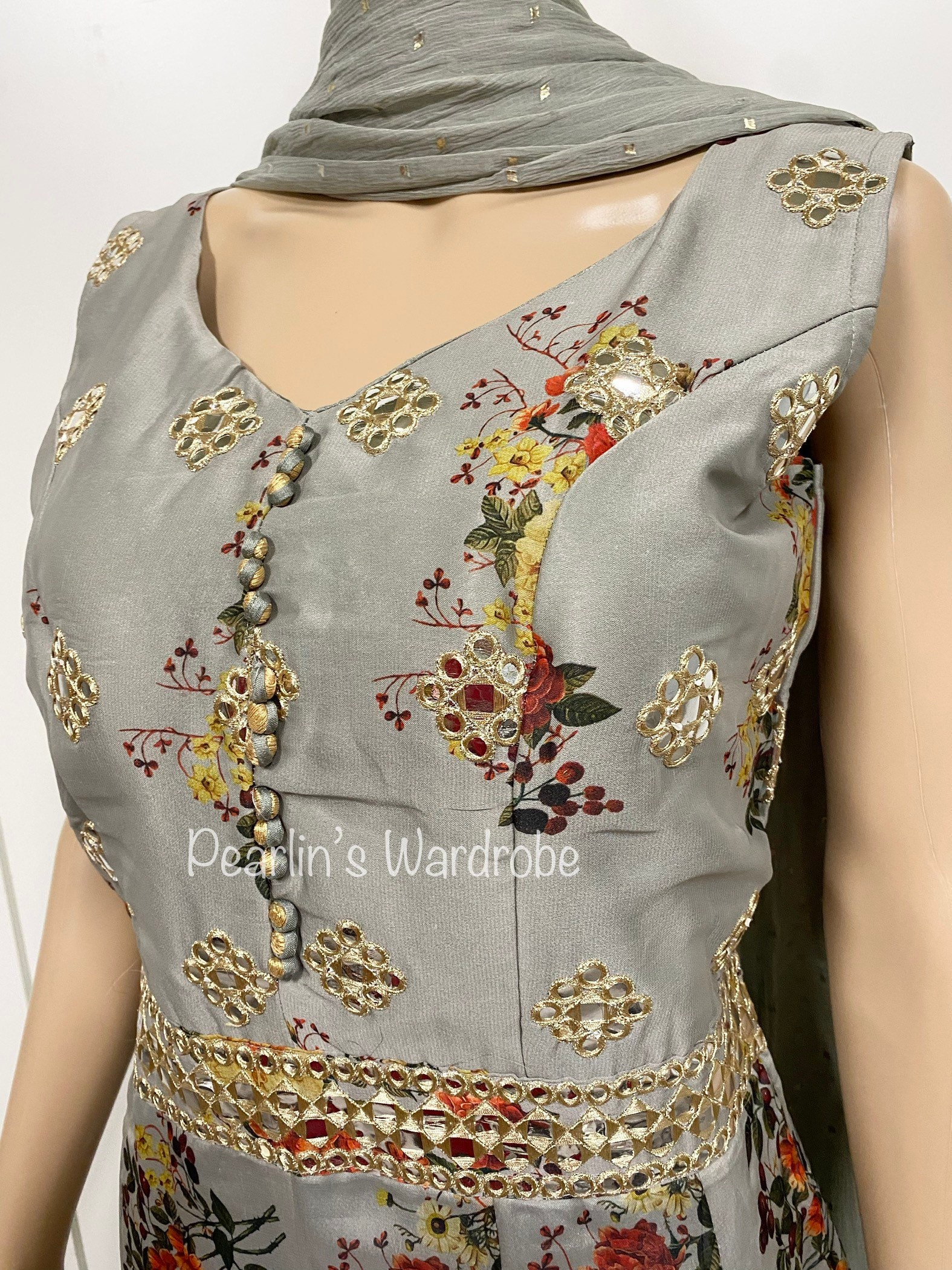 Designer Indian Floral Gowns - Etsy