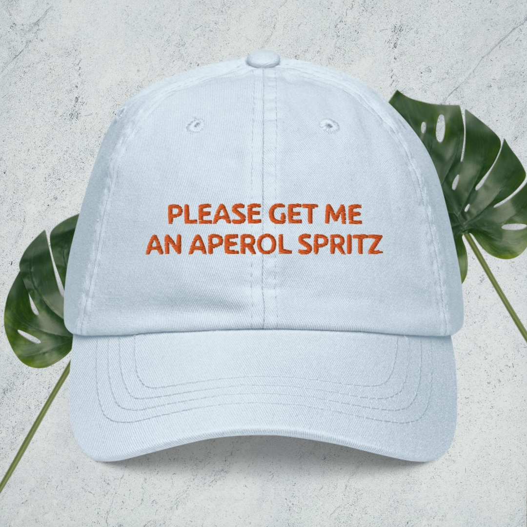 Please Get Me an Aperol Spritz Pastel Baseball Hat - Etsy
