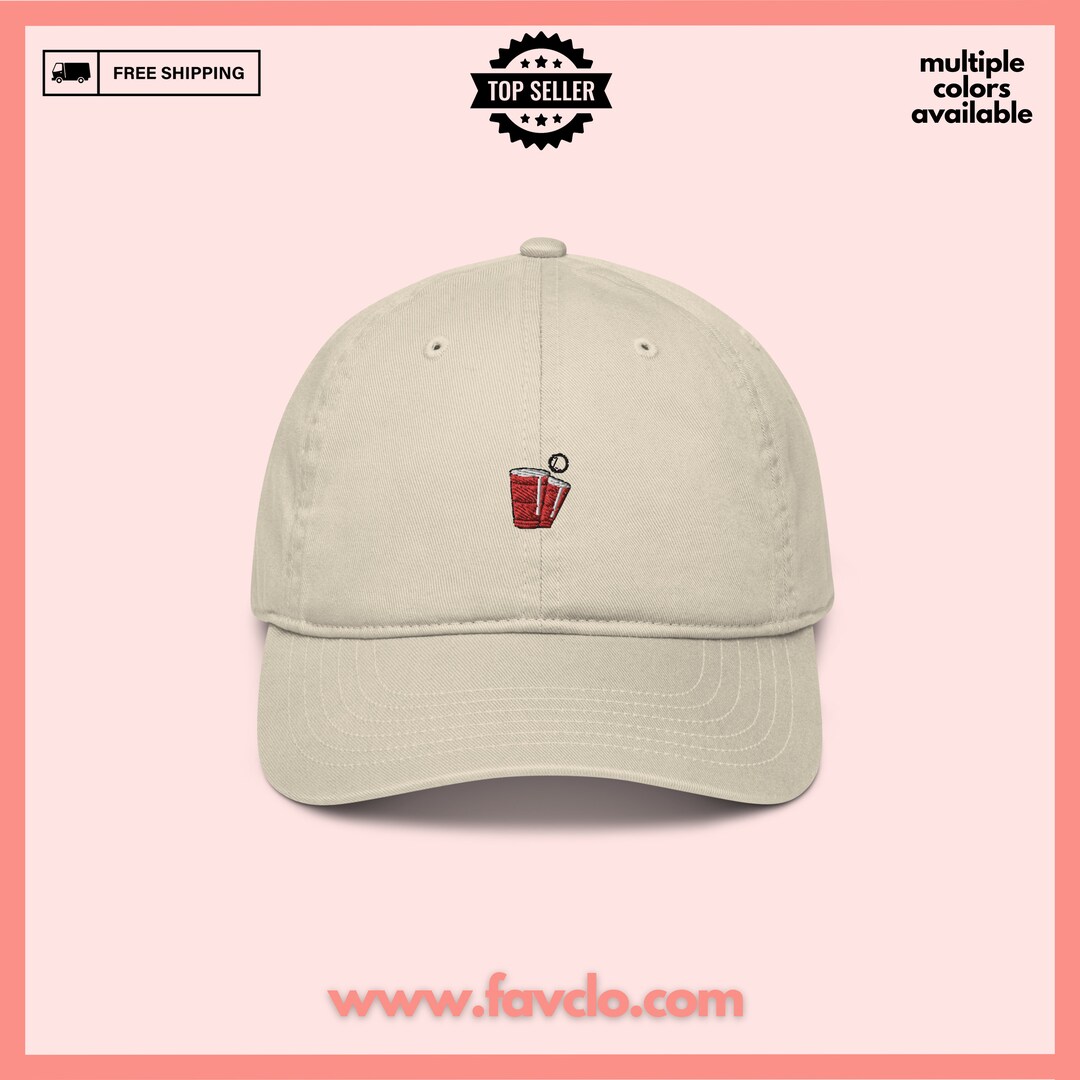 Bio Embroidered Beer Pong Cap Party Hat Funny Gift Unisex Adult ...