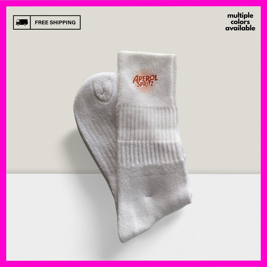 Aperol Spritz Socks Gift for Girlfriend Present for Best Friend Party ...