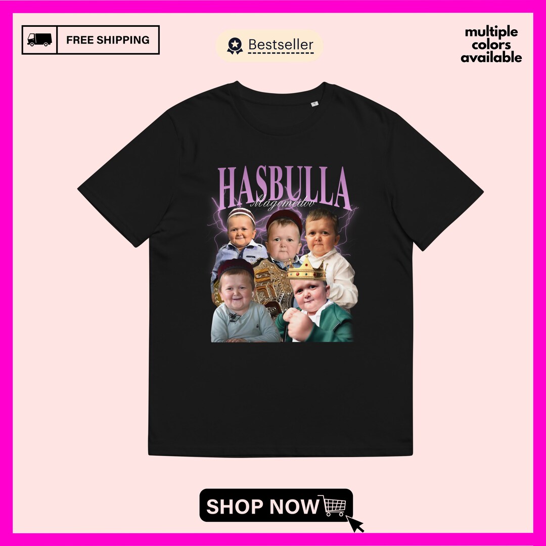 Limited Hasbulla T-shirt Gift for Women and Man Unisex Tshirt Hasbulla ...