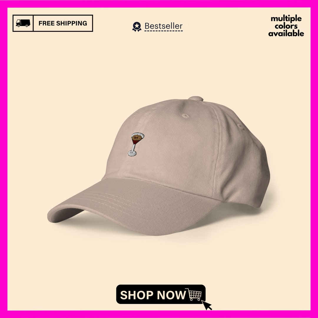 Espresso Martini Themed Cap Bottle Cap Hat Unique Inspired Headwear ...