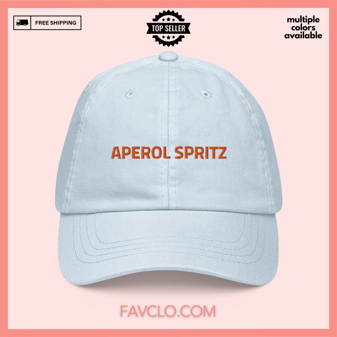 Pastel Aperol Spritz Hat Aperol Drink Design Trendy Fashion Unique ...