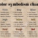Color Symbolism Chart Printable Witchery Printable Book of Shadows ...
