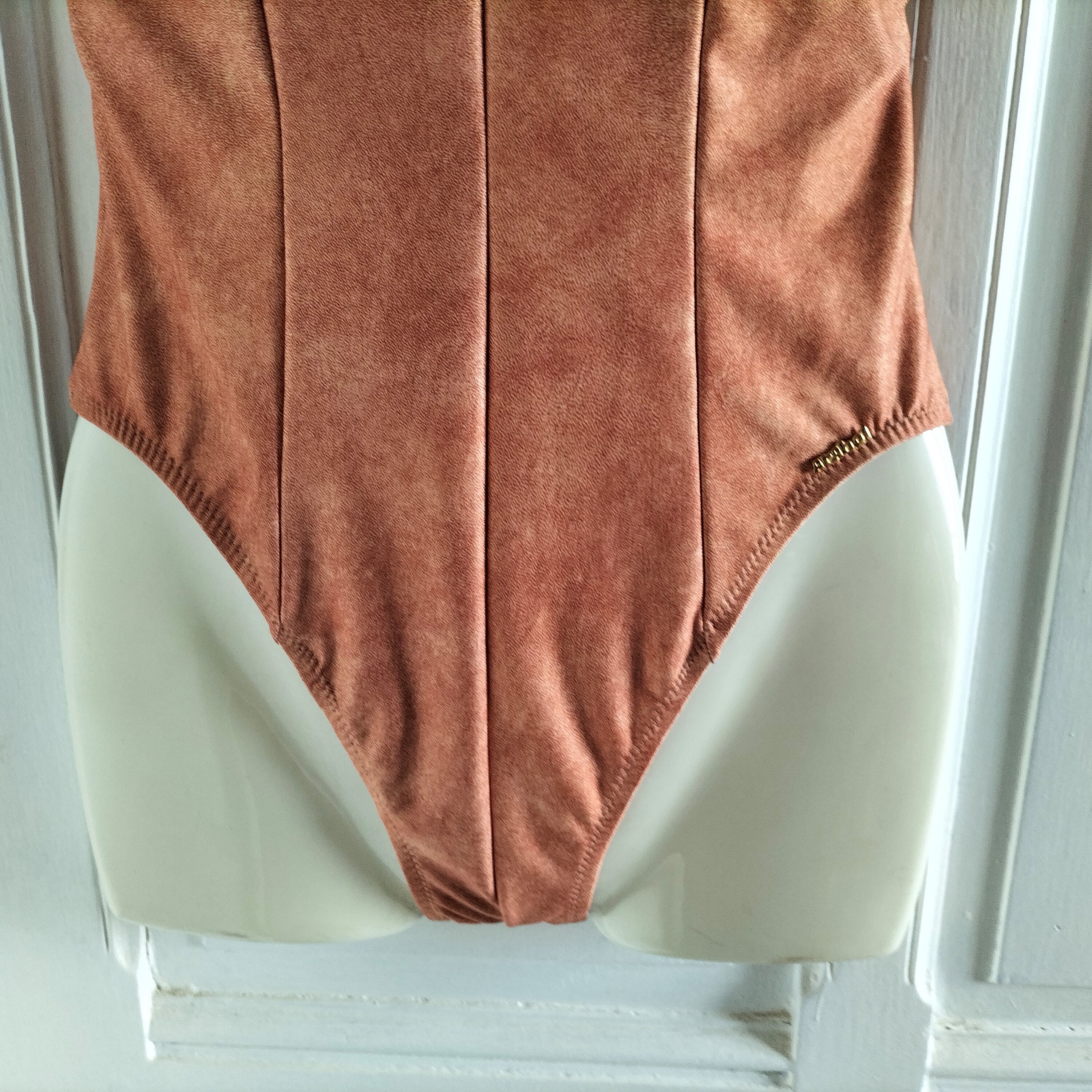 Women's 80's Vintage One-piece Bathing Suit - NEW With TAG, Brick ...