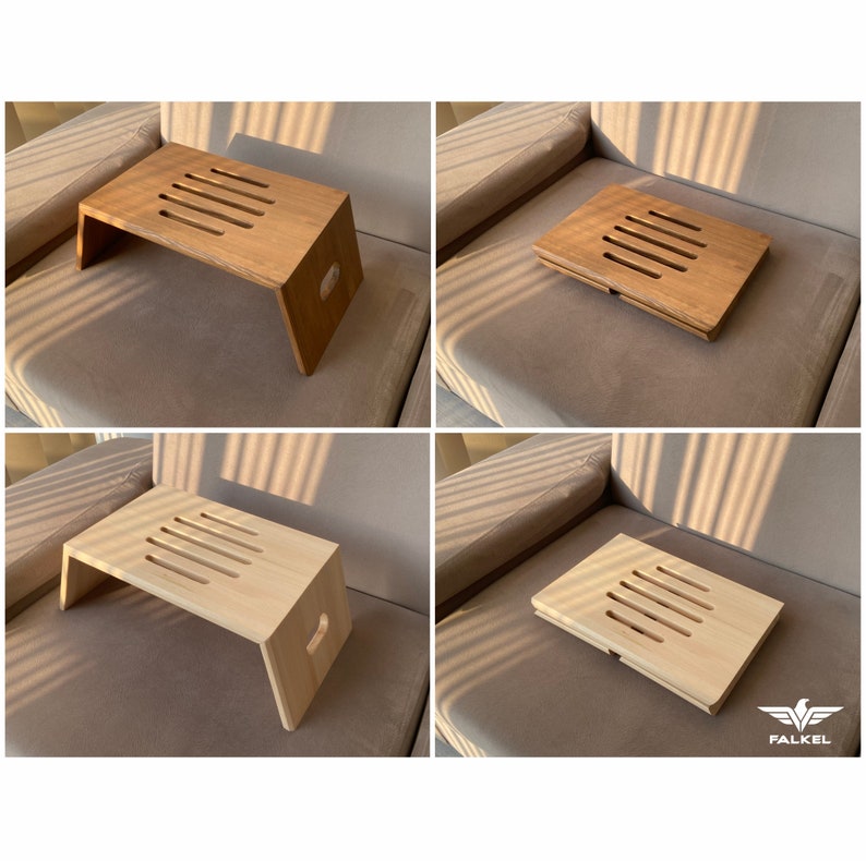 Wooden Foldable Laptop Stand Portable Lap Desk Laptop Bed | Etsy