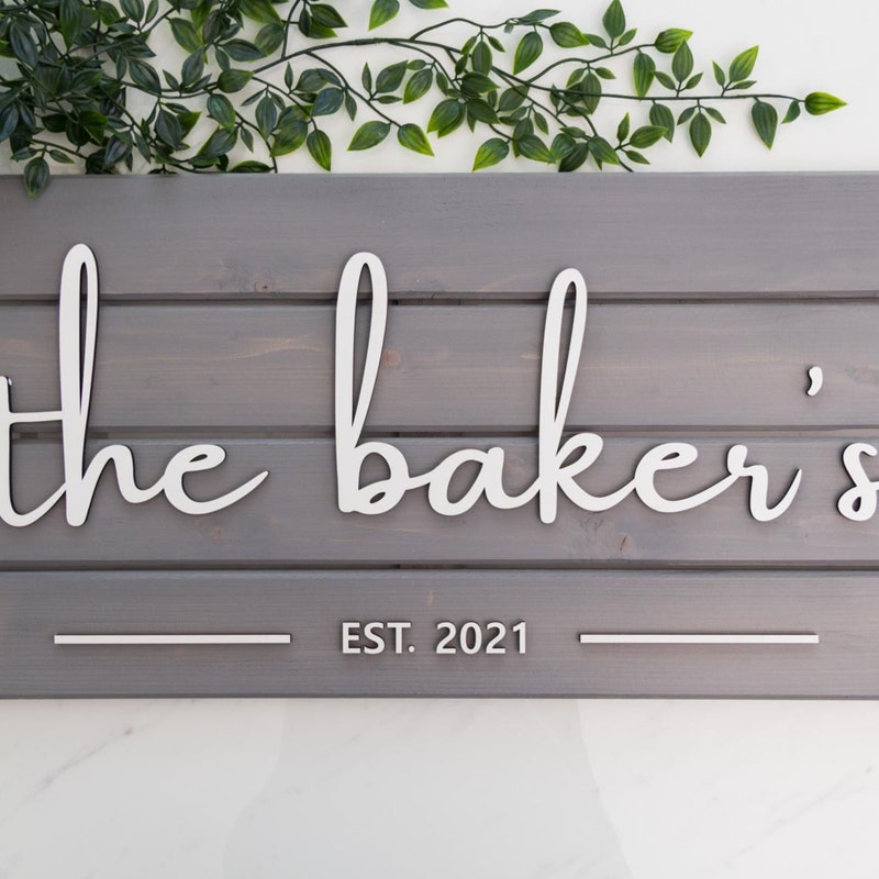 Home Established Sign - Etsy