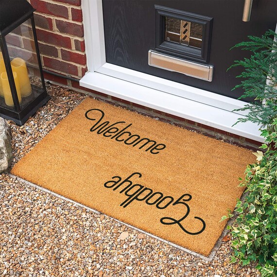 Welcome Goodbye Doormat