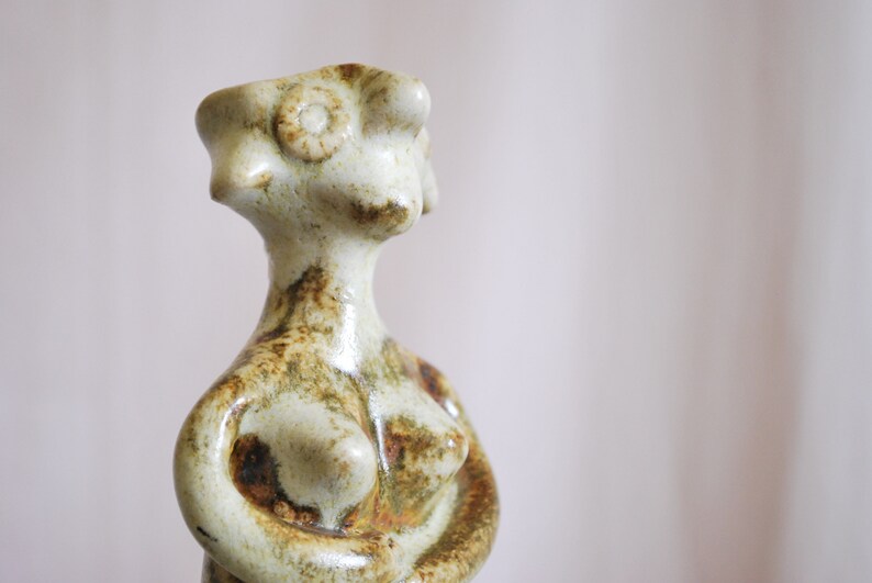 Pottery Art Woman Statue. Vinta Style. Mother Goddess. - Etsy