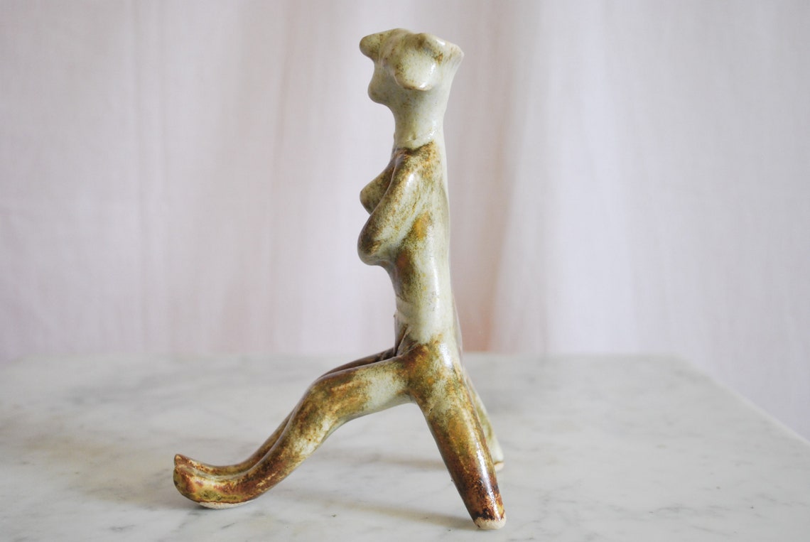 Pottery Art Woman Statue. Vinta Style. Mother Goddess. - Etsy