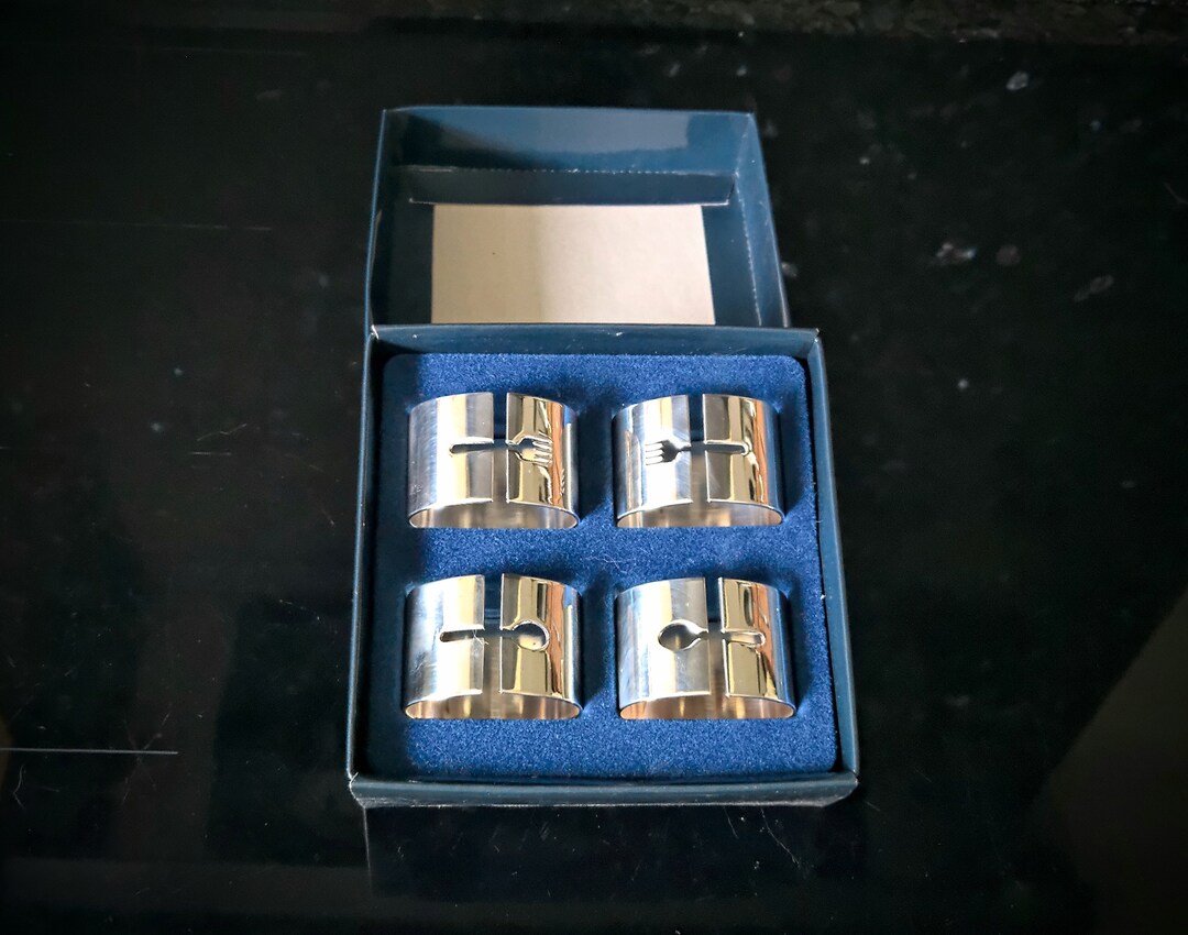 Vintage Set Koninklijke Begeer Napkin Rings in Original Box. - Etsy