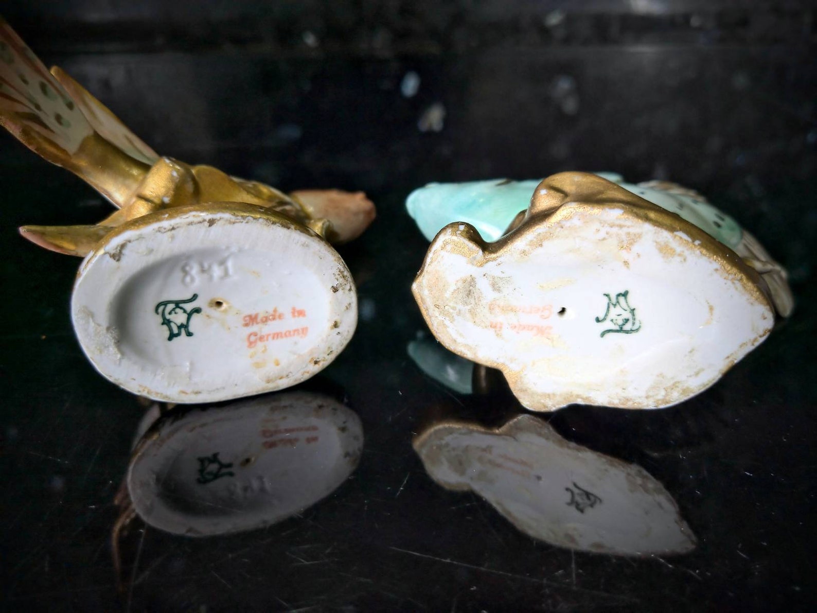 Two Rare Vintage Wessel Germany Fish Figurines. Handpainted - Etsy