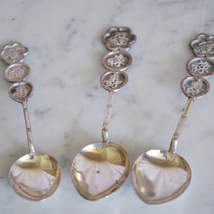 Set of 6 Chinese Silver Teaspoons - 835 Silver - Early 20th Century - Etsy