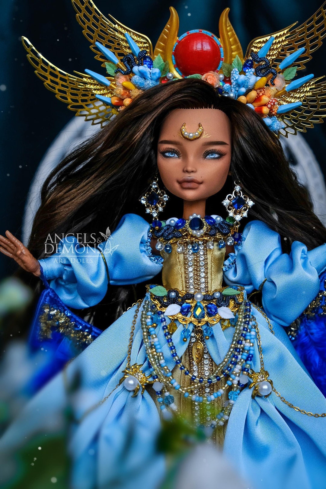 OOAK Altar Doll Goddess Ishtar Isis Inanna Monster High Doll Kleo G3 - Etsy