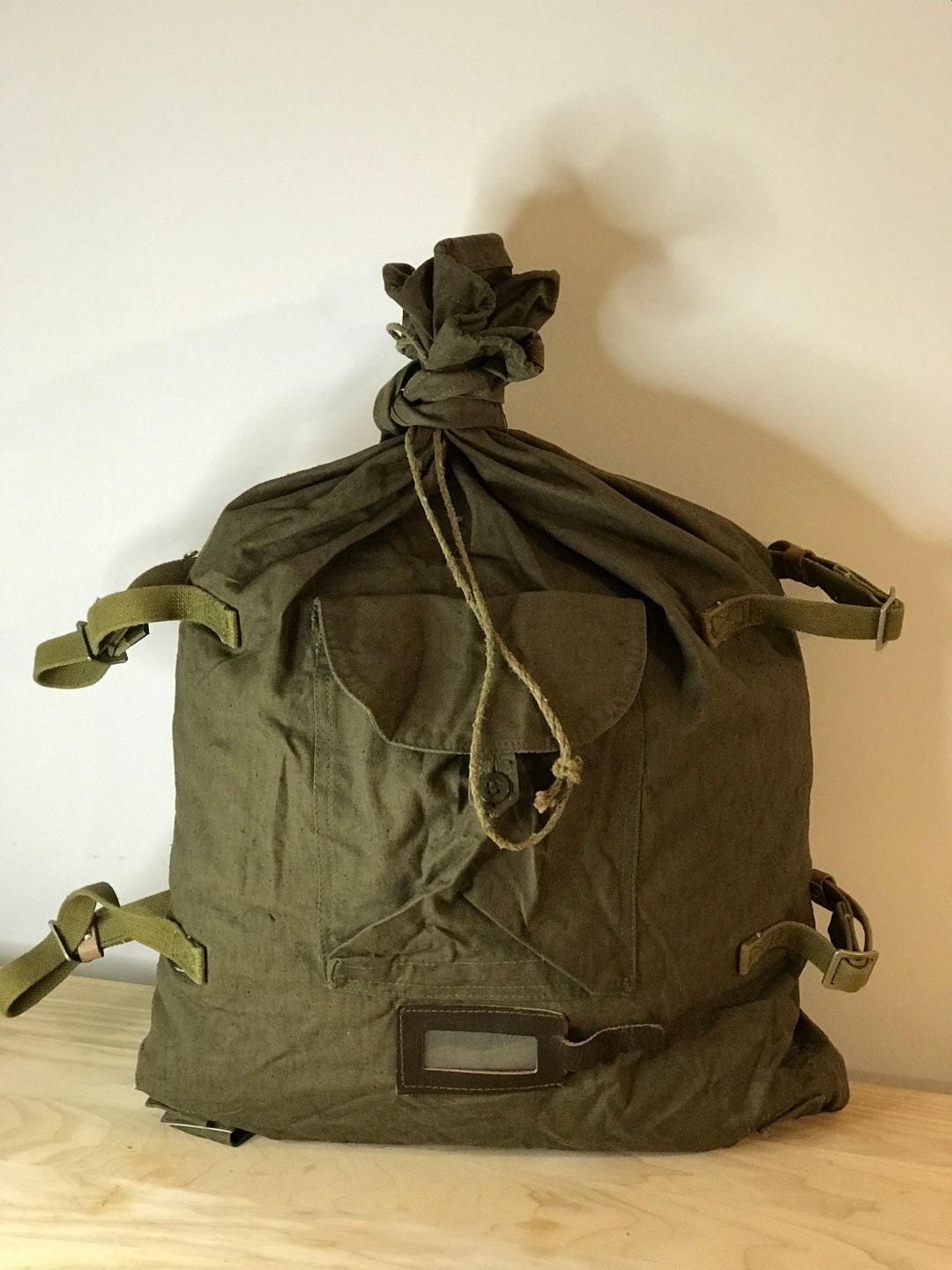 Military Duffel Bag of the Soviet Army | Soviet Parachute | Backpack ...