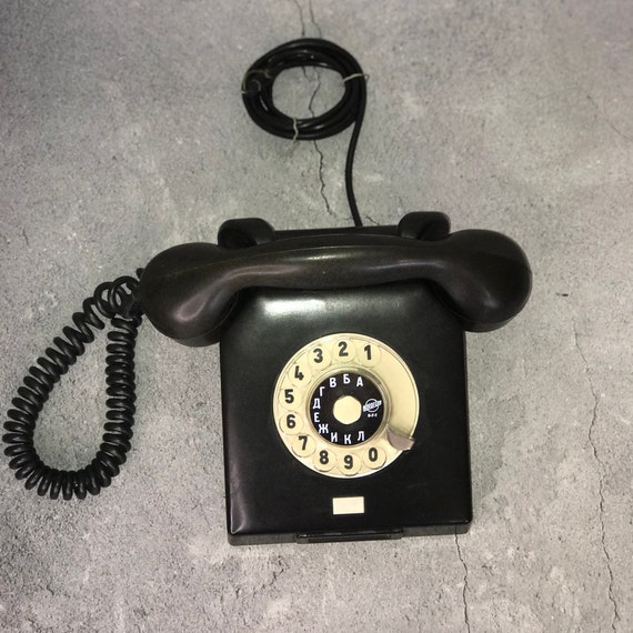 Vintage Rotary Telephone DDR Nordfern Made in Germany - Etsy