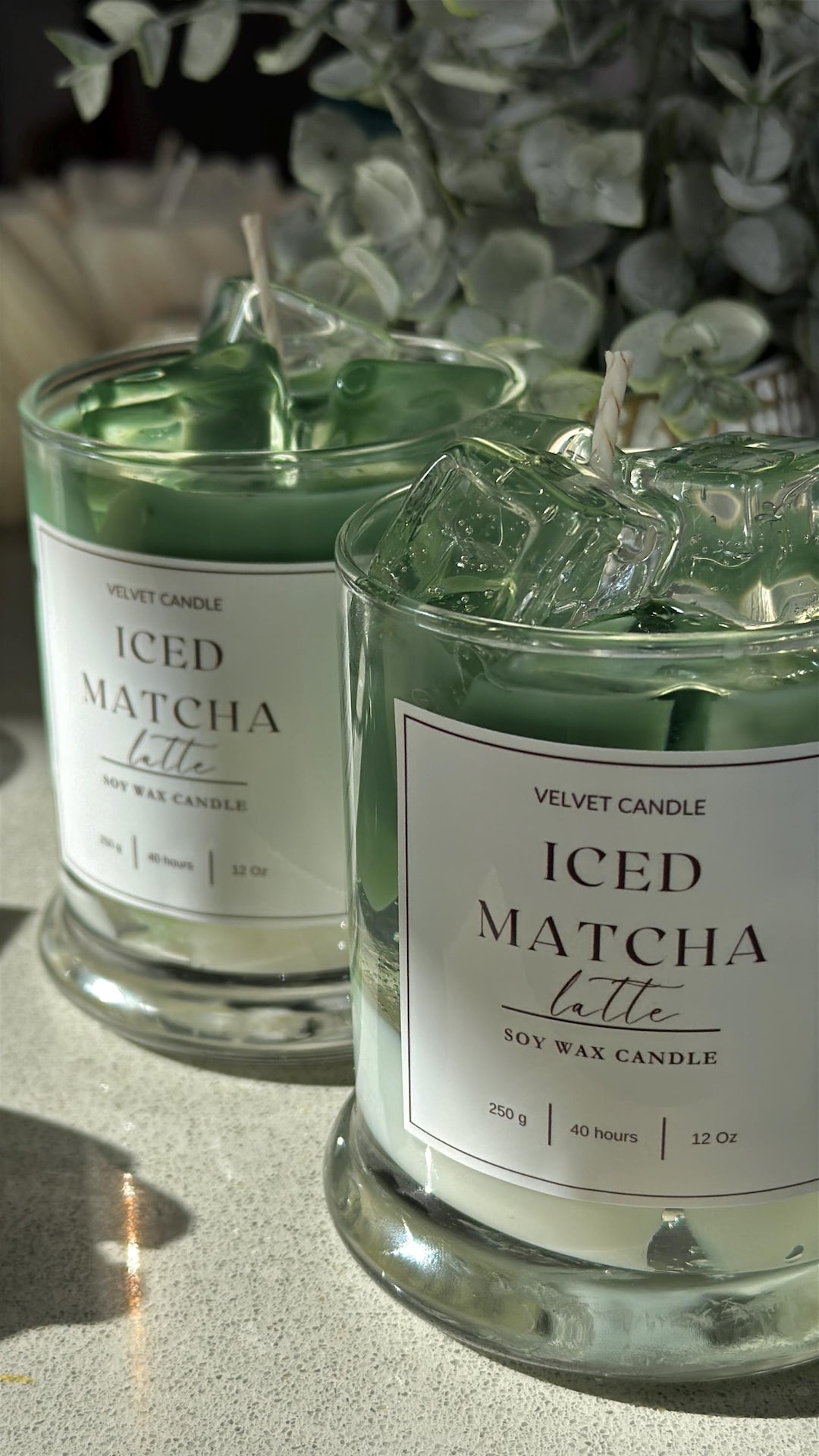 Ice Matcha Latte Candle – 12 Oz Soy & Gel Wax Candle - Etsy