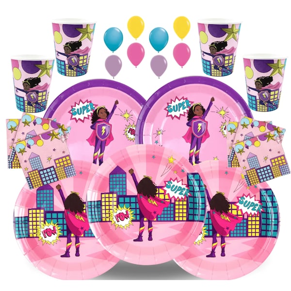 Girl Superhero Party - Etsy