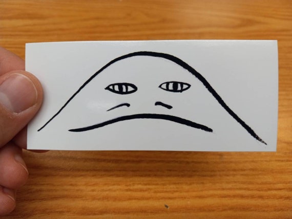 Jabba the Hutt Fanart Sticker - Etsy