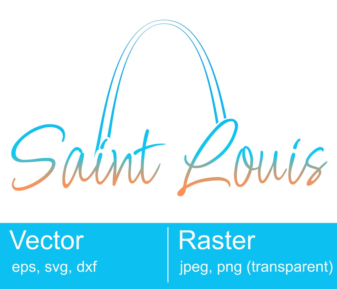 St. Louis Graphic With Arch - Etsy