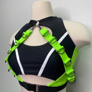 Rave Harness Set, Rave Set, Neon Rave Set, Harness, Rave Outfit, Gear ...