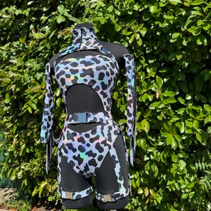 Rodeo Rave Set, Cow Print Rave Outfit, Cowgirl Rave Outfit, Cowprint ...