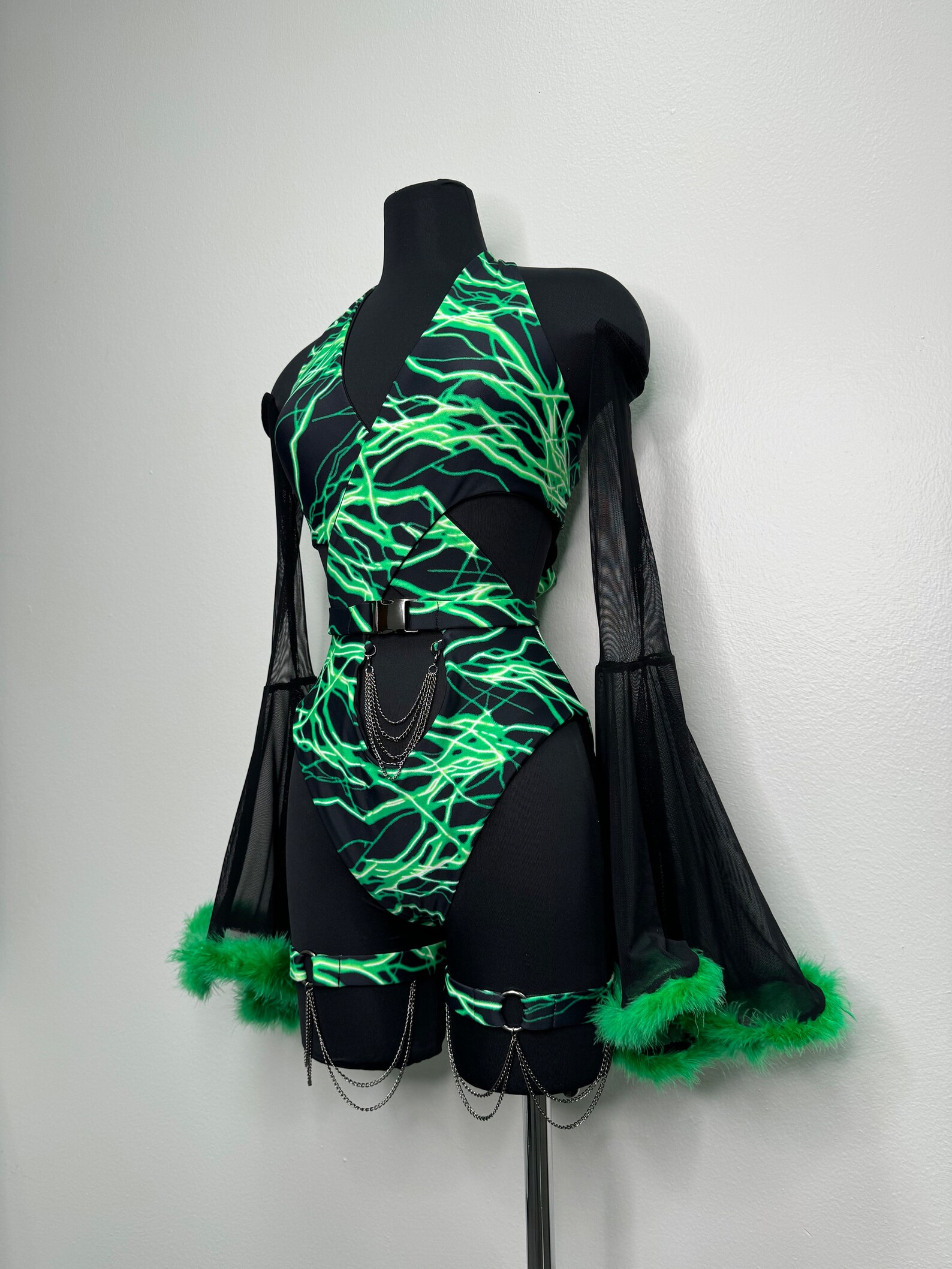 Electric Thunder Set, Festival Outfit, Rave Outfit Set, Festival Set ...