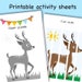 Printable Woodland Animal Activity Sheets - Deer Puzzle Educational ...