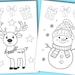 8 Printable Colouring in Pages - Christmas - Santa, Angel, Snowman ...