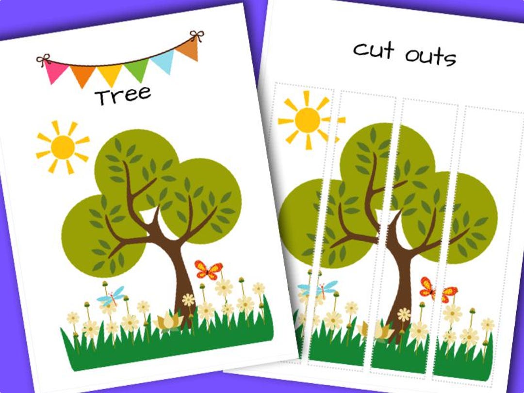 Printable Woodland Activity Sheet - Tree Puzzle Educational Game Home ...
