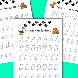 Printable Dinosaur Activity Sheets - Alphabet, Educational Game Home ...