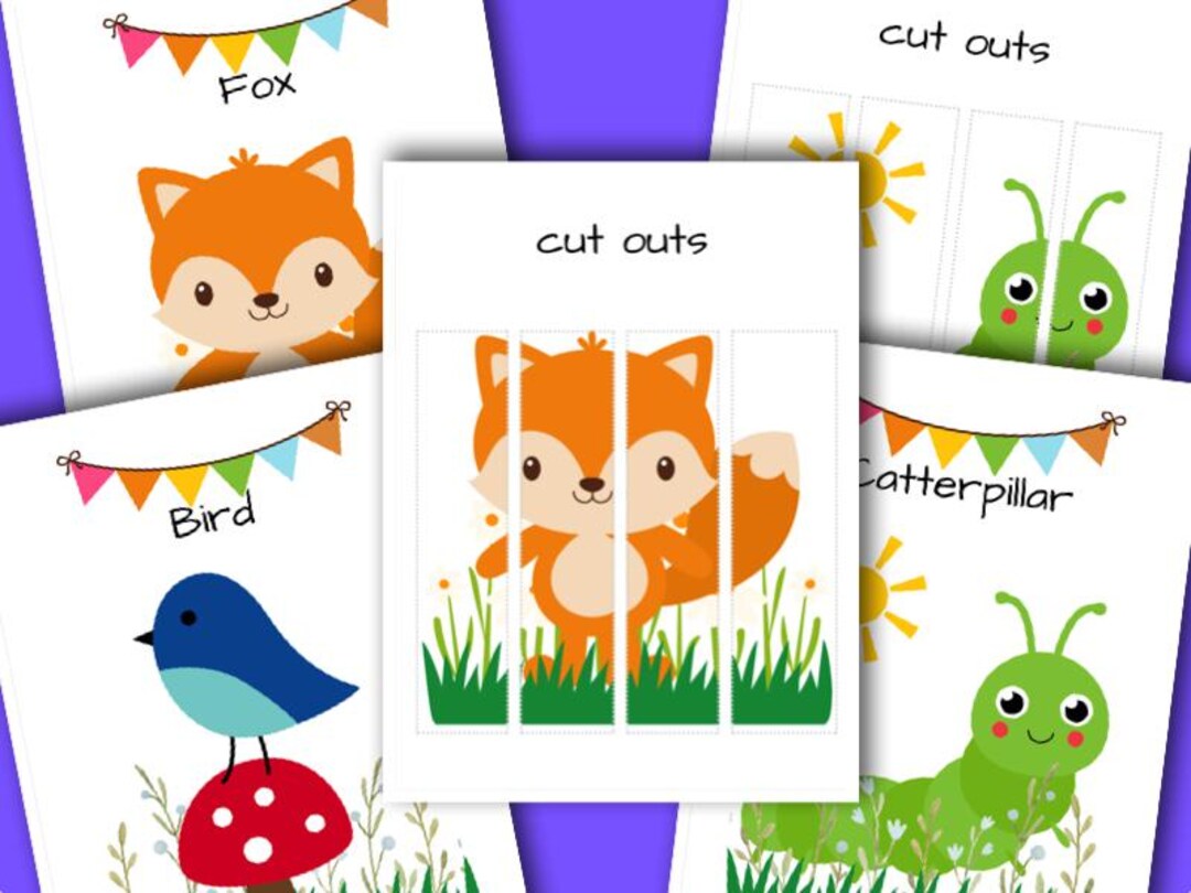 14 X Printable Woodland Animal Activity Sheets Puzzle Educational Game ...