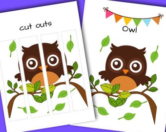 Printable Woodland Activity Sheet Caterpillar Puzzle Educational Game ...