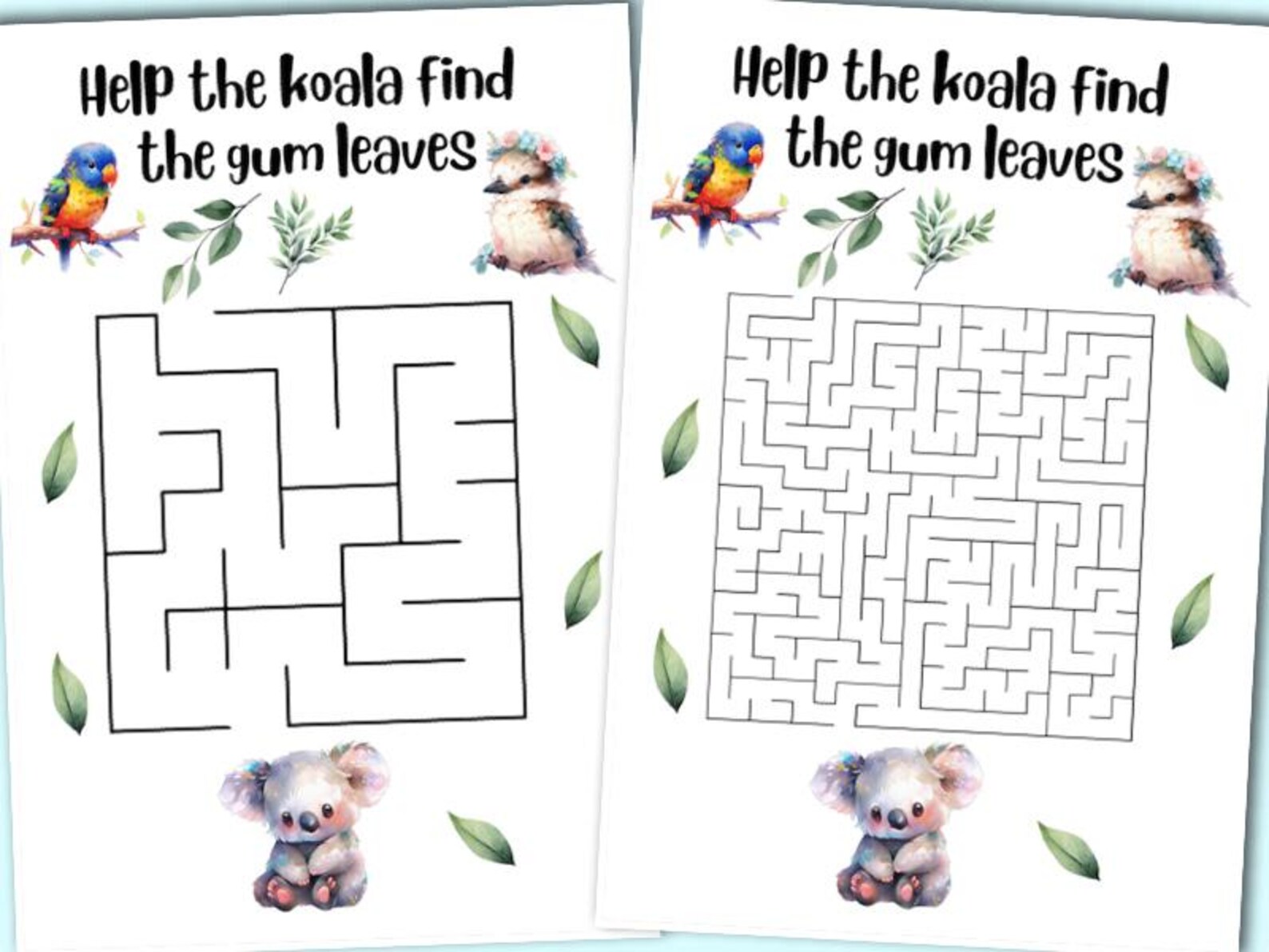 Printable Australian Animals Bundle - 13 Activities - Colouring In ...