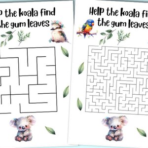 Printable Australian Animals Bundle - 13 Activities - Colouring In ...