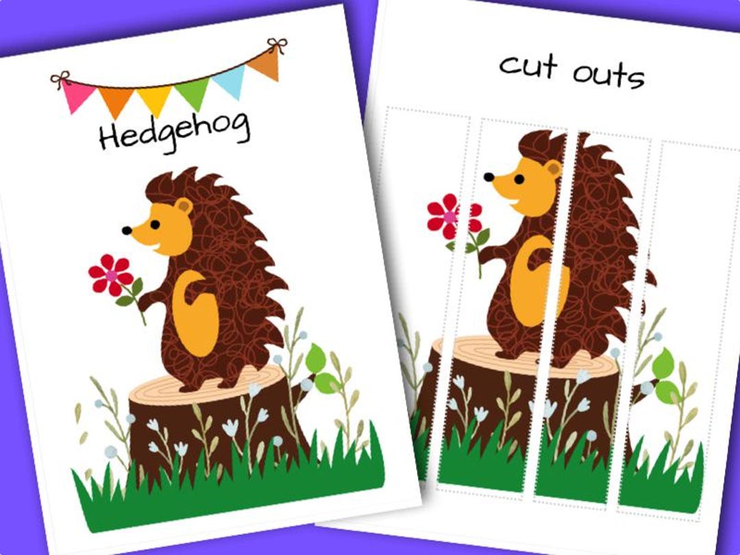 Printable Woodland Activity Sheet - Hedgehog Puzzle Educational Game ...