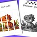 Printable Dinosaur Activity Sheets Alphabet, Educational Game Home ...