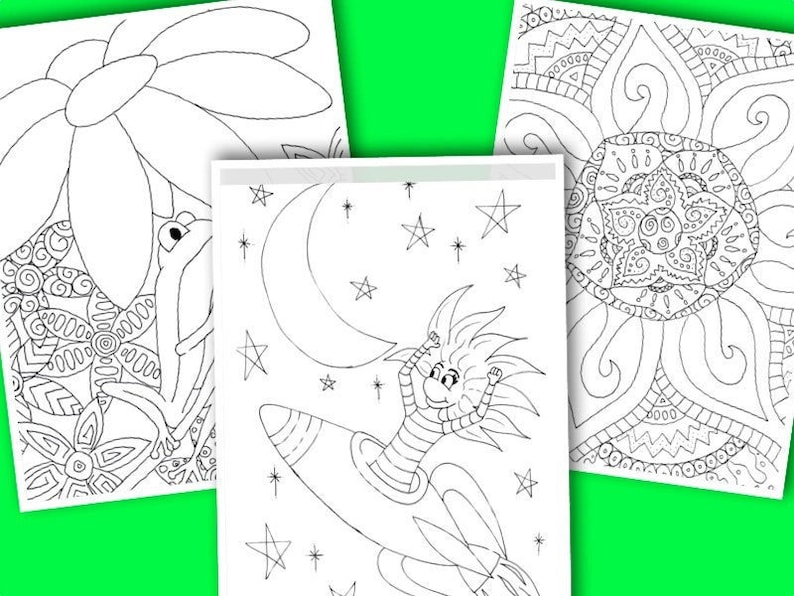 15 Printable Colouring in Pages Elves Elf Fairy Pixie Treehouse Kids ...