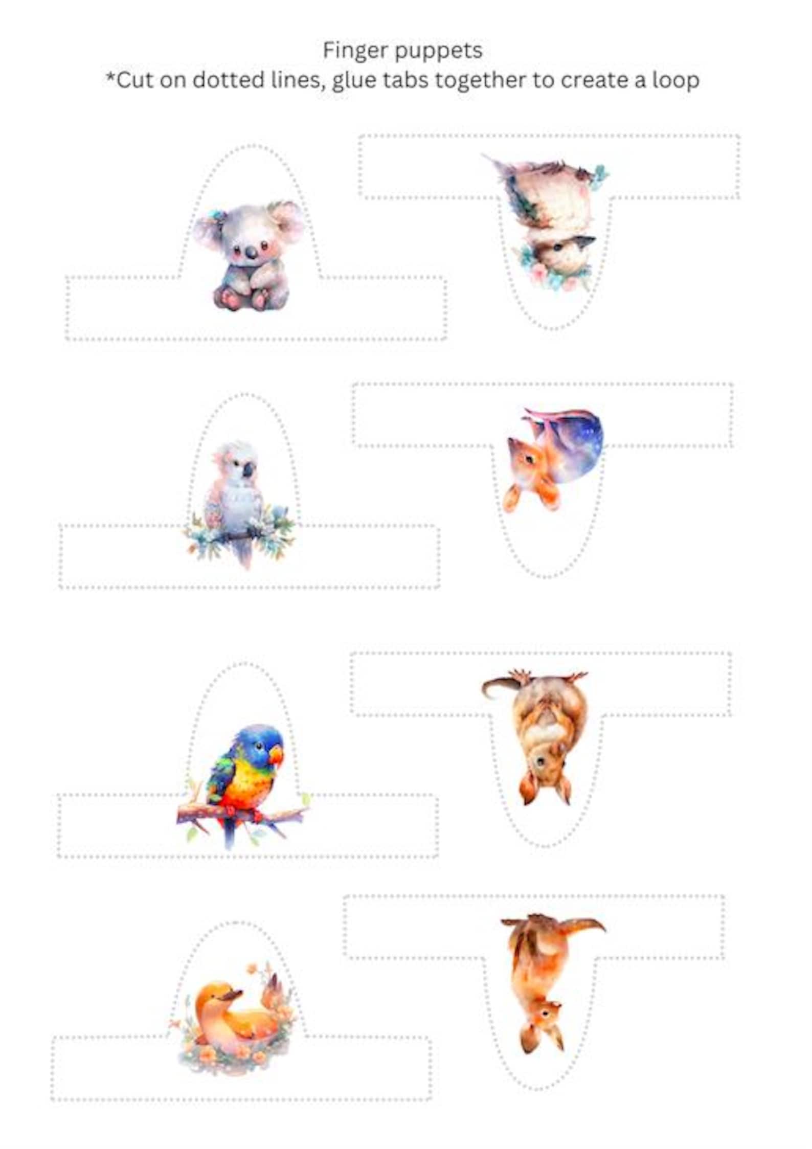 Printable Australian Animals Bundle - 13 Activities - Colouring In ...
