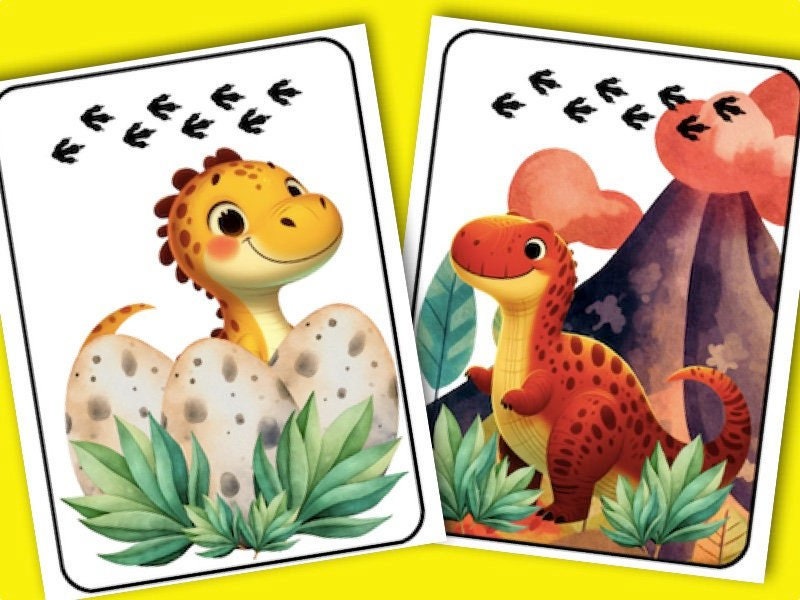 Printable Dinosaur Matching Game - Puzzle Educational Home School ...