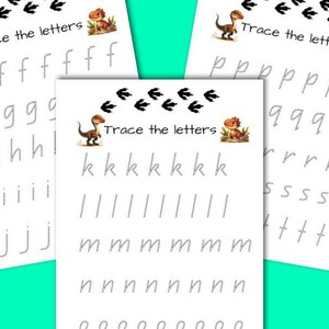 Printable Dinosaur Activity Sheets - Alphabet, Educational Game Home ...