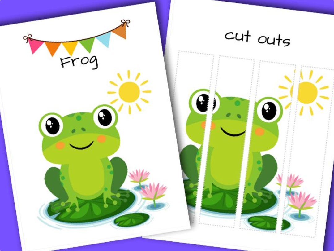 Printable Woodland Activity Sheet - Frog Puzzle Educational Game Home ...