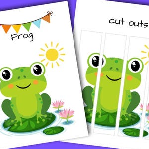 Printable Woodland Activity Sheet Frog Puzzle Educational Game Home ...