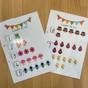 Printable Woodland Animal Activity Sheets - Count to 20, Educational ...