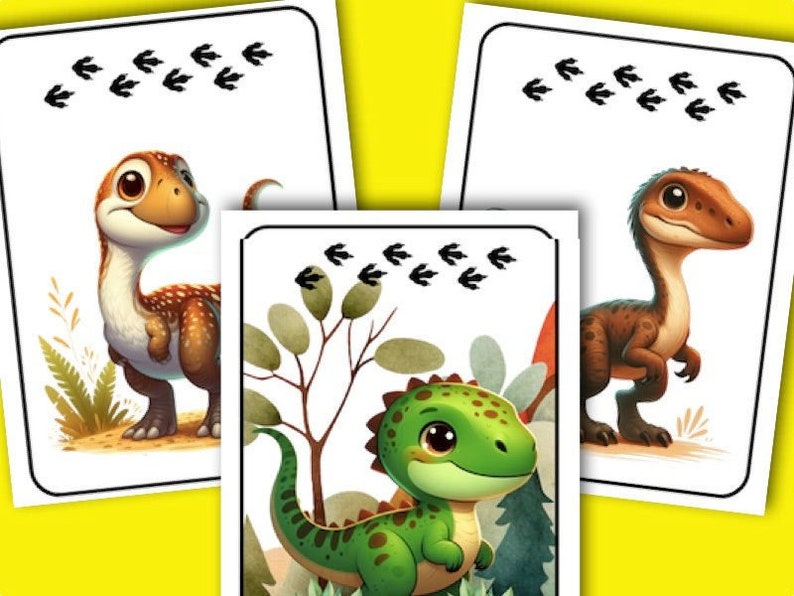 Printable Dinosaur Matching Game Puzzle Educational Home School ...