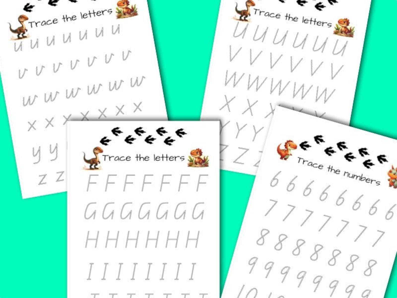 Printable Dinosaur Activity Sheets - Alphabet, Educational Game Home ...