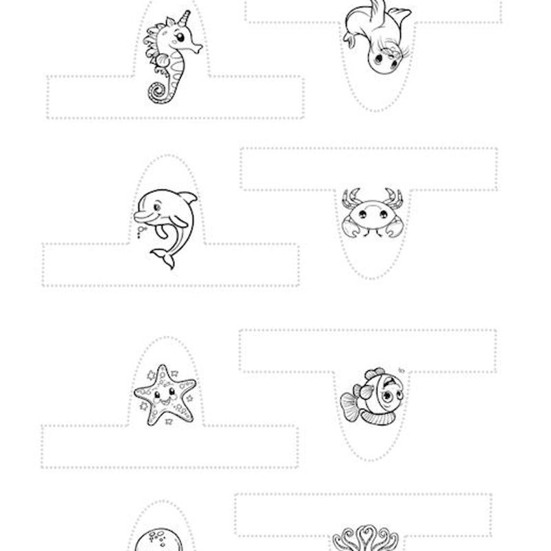 Ocean Finger Puppets - Etsy